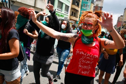 Woman Dances During March Day Decriminalization Editorial Stock Photo ...