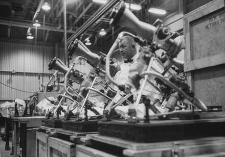 Rocket Engines Being Manufactured Rocketdyne Editorial Stock Photo ...
