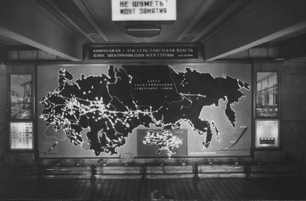Map Showing Distribution Electric Power Stations Editorial Stock Photo ...