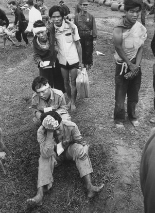 Vietnamese Civilian Guards Wounded Fighting Village Editorial Stock ...