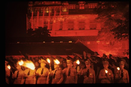 Torchlight Parade Nuremberg During 1938 Reichs Editorial Stock Photo ...