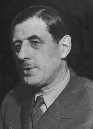 Portrait French Gen Charles De Gaulle Editorial Stock Photo - Stock ...