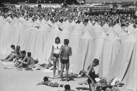 Danish People Bathing Beach Editorial Stock Photo - Stock Image ...