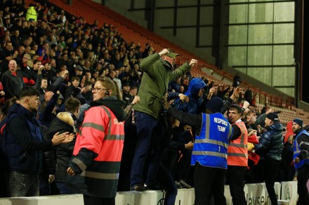 Nottingham Forest Fans Celebrate Editorial Stock Photo - Stock Image ...