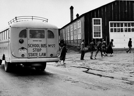 School Bus Transporting African American High Editorial Stock Photo ...