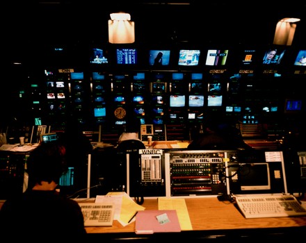 Technicianmanned Control Room Nbc Tv Program Editorial Stock Photo ...