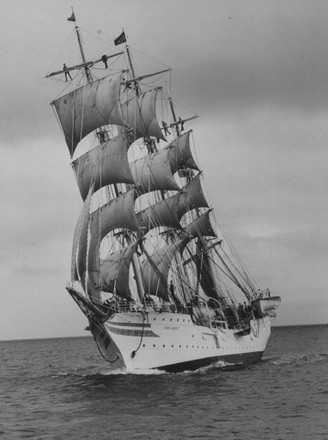 Norwegian Naval Training Ship Sorlandet On Editorial Stock Photo ...