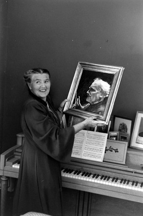 Singer Lotte Lehmann Standing Near Her Editorial Stock Photo - Stock ...