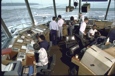 Computers Aiding Air Traffic Controllers Working Editorial Stock Photo ...