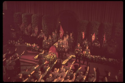Funeral Nskk Leader Adolf Huhnlein Editorial Stock Photo - Stock Image ...