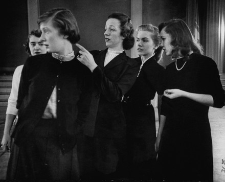 Posture Class Girls Barnard College Editorial Stock Photo - Stock Image ...
