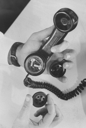 Electronics Expert Showing Telephone Bugging Device Editorial Stock ...