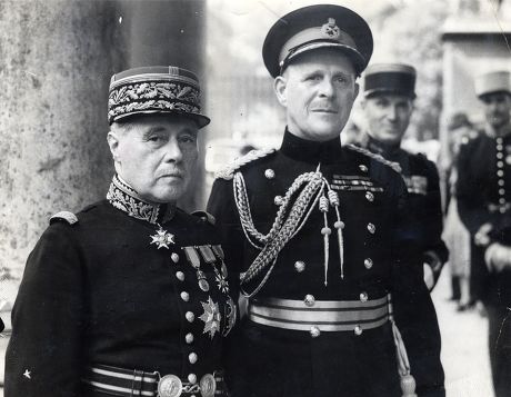 General Gamelin Viscount Gort John Vereker Editorial Stock Photo ...