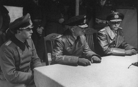 General Kinsel R Signing Unconditional Surrender Editorial Stock Photo ...