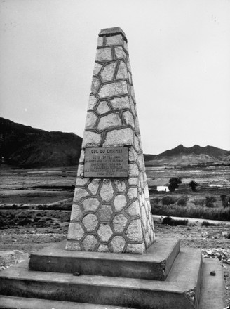 Monument Commemorating Battle Kasserine Pass Editorial Stock Photo ...
