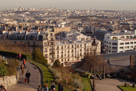 View Montmartre Paris France Editorial Stock Photo - Stock Image ...