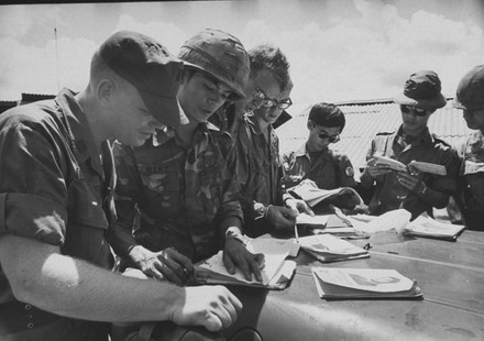 American Soldiers Looking Over Captured Viet Editorial Stock Photo ...