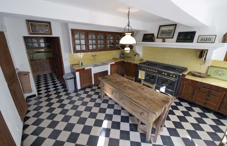 Kitchen Main Prenapoleonic Farmhouse On Le Editorial Stock Photo ...