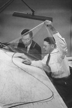 Scientists Naval Research Lab Plotting Course Editorial Stock Photo ...