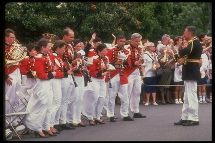 Military Band Playing On Wh Ground Editorial Stock Photo - Stock Image ...