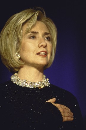 First Lady Hillary Rodham Clinton Poised Editorial Stock Photo - Stock ...