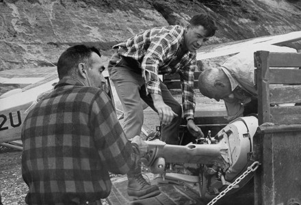 Bush Pilot Donald E Sheldon Delivering Editorial Stock Photo - Stock ...