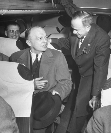 Harold E Stassen Talking Earl Harte Editorial Stock Photo - Stock Image ...