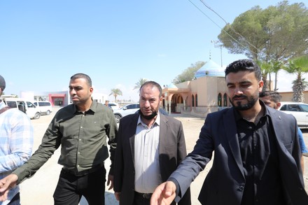 __COUNT__ Senior Hamas leader Fathi Hammad waits to cross into Egypt ...