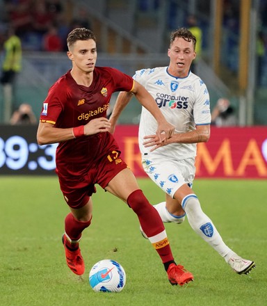 Riccardo Calafiori Roma During Serie Match Editorial Stock Photo ...