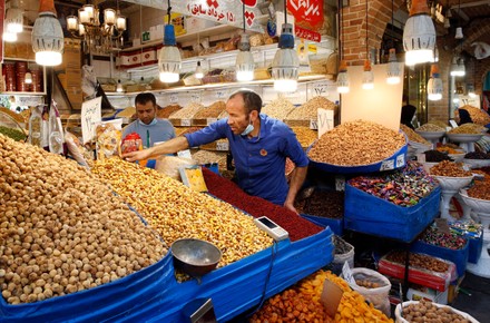 Iranian Man Adjusts His Stuff Tehran Editorial Stock Photo - Stock ...