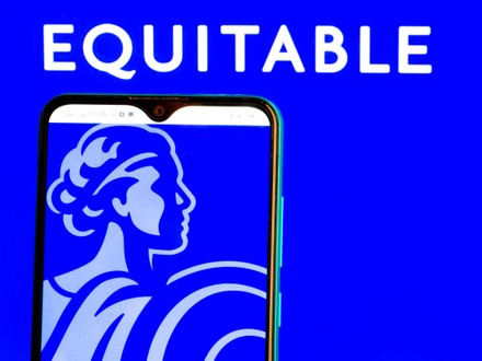 This Photo Illustration Equitable Holdings Inc Editorial Stock Photo ...