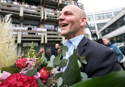 German Scientist Benjamin List Attends Press Editorial Stock Photo ...
