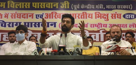 National President Lok Janshakti Party Ram Editorial Stock Photo ...