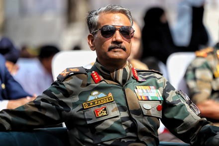 Lieutenant General Devendra Pratap Pandey Avsm Editorial Stock Photo ...