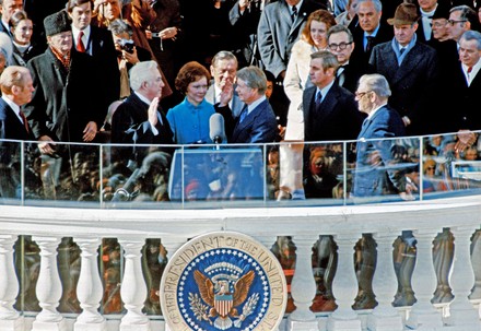United States President Jimmy Carter Waves Editorial Stock Photo ...