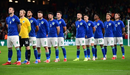 Republic Ireland Team Line Their National Editorial Stock Photo - Stock ...