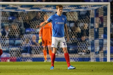 Portsmouth Defender Sean Raggett Gestures His Editorial Stock Photo ...
