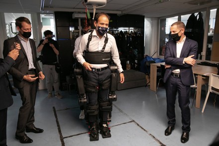 __COUNT__ Cedric O visits the Wandercraft company, Paris, France - 12 ...