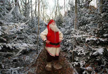 Father Christmas Lapland Uk Bewl Water Editorial Stock Photo - Stock ...