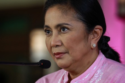 Philippines Vice President Leni Robredo Looks Editorial Stock Photo ...