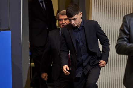 Pedri During His Contract Renewal Signing Editorial Stock Photo - Stock ...