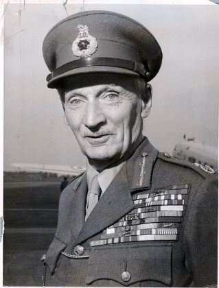 Lord Montgomery Alamein 1st Viscount Formerly Editorial Stock Photo ...