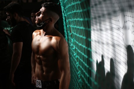 Palestinian Bodybuilders Take Part Physique Bodybuilding Editorial ...