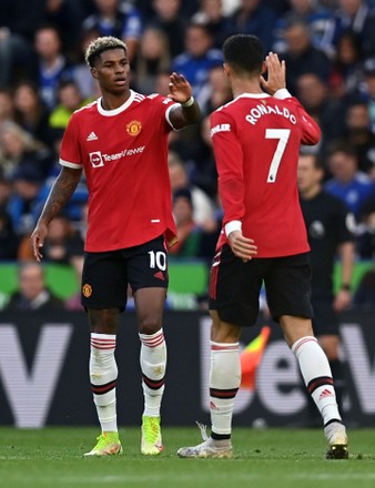 Marcus Rashford Cristiano Ronaldo Editorial Stock Photo - Stock Image ...