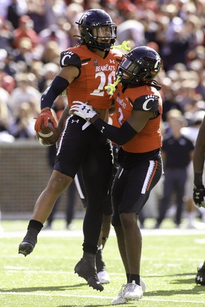 Cincinnati Lb Deshawn Pace 20 Celebrates Editorial Stock Photo - Stock ...