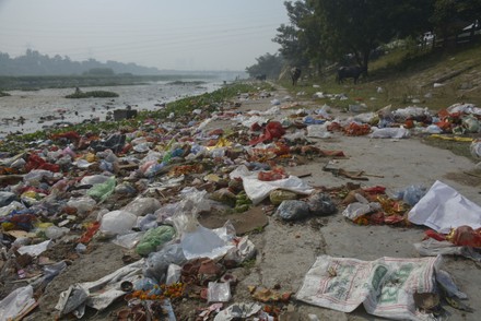 Hindon River Bank Polluted By Dumped Editorial Stock Photo - Stock Image | Shutterstock