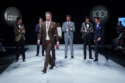 Male Models Seen On Runway Fashion Editorial Stock Photo - Stock Image ...