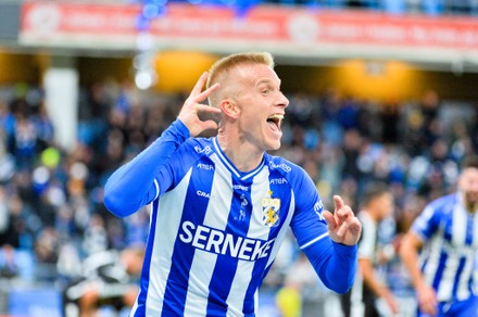 Oscar Wendt Celebrates Goal During Match Editorial Stock Photo - Stock ...