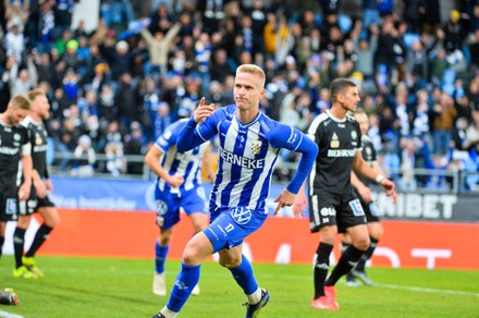 Oscar Wendt Celebrates Goal During Match Editorial Stock Photo - Stock ...