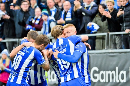 Oscar Wendt Celebrates Goal During Match Editorial Stock Photo - Stock ...